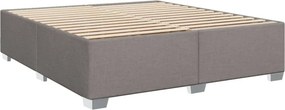 Box spring postel s matrací taupe 180x200 cm textil 3285978