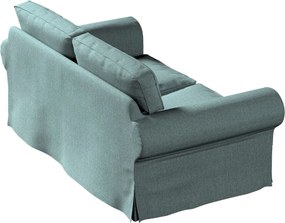 Potah na pohovku IKEA  Ektorp 2-místná, nerozkládací barva modrá látka pletený vzor