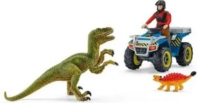 Schleich Dinosaurs 41466 Útěk před velociraptorem na čtyřkolce / od 4