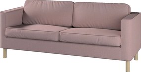 Potah na pohovku Pärup pro 3 místa barva růžová látka pletený vzor