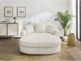 Béžové manšestrové křeslo Belem – Bobochic Paris