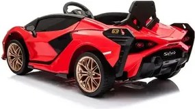 Eljet Dětské elektrické auto Lamborghini Sian červená / 25 W / Rychlos