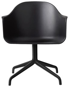 AUDO (MENU) Židle Harbour Swivel Chair, Black, bez koleček