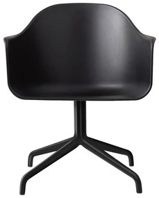 AUDO (MENU) Židle Harbour Swivel Chair, Black, s kolečky