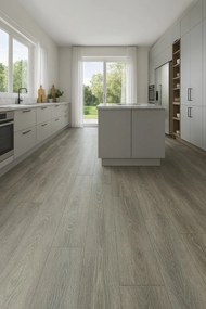 Beauflor, PVC podlaha - lino Blacktex Oakland 196L - dub, na míru, šíře 4m, béžová, filc, chodba / předsíň