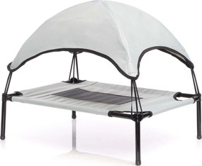 Lehátko pro psa fudajo – 122 × 91 × 16 cm, 50 kg, šedá (61148)