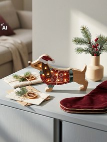 Sinsay - Vánoční LED dekorace ve tvaru jezevčíka - vícebarevná