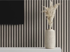 Mexen Lam-B, akustické stěnové lamely 275 × 30 cm, HDF deska 4 mm, technická dýha, dub popelavý, S100-275307-3015-005