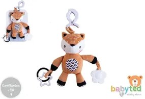 BABYTED Chrastítko Srneček / Plyš / 30 cm / závěsný klip / 0m+