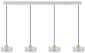 LED platinum zlaté moderní svítidlo Keros