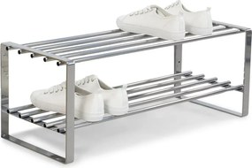 Kovový botník ve stříbrné barvě 70x29x27 cm Rex – Spinder Design
