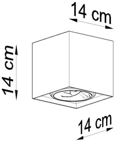 Sollux SL.0646 - Bodové svítidlo VALDE 1xGU10/40W/230V