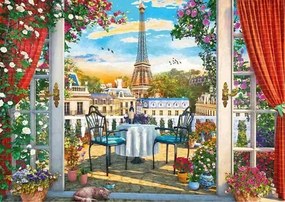 SCHMIDT Puzzle Terasa v Paříži / 1000 dílků / 69,3 × 49,3 cm