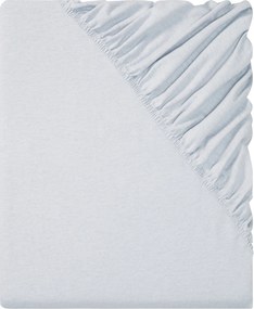 Livarno home Napínací prostěradlo z jemného flanelu, 140-160 x 200 cm (šedá)