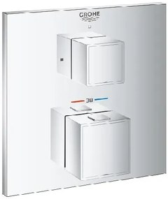 Grohe Grohtherm Cube - Termostatická sprchová baterie pod omítku, chrom 24153000