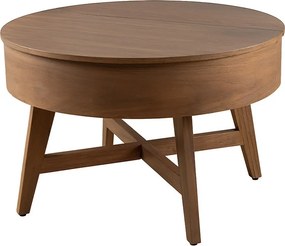 Designový konferenční stolek Rajnish 70 cm hnědé mango