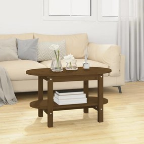 vidaXL Konferenční stolek 80 x 45 x 45 cm masivní borové dřevo [822292] Barva: medová hnědá