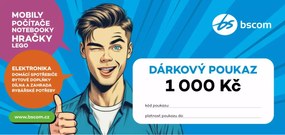 Dárkový poukaz na nákup zboží v hodnotě 1 000 kč
