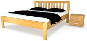 Dřevěná postel z masivu Postelia MIA Dub 180x200 - dubové dvoulůžko o šíři masivu 3,7 cm