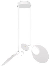 Stropní svítidlo v organickém designu Ballon 2 Dekor: Bílá / Bílá, Stmívání: Stmívatelné DALI, Výška: 1130 mm