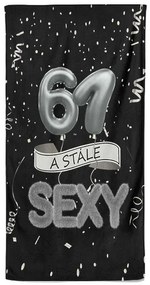 Osuška Stále sexy – černá (věk: 61)