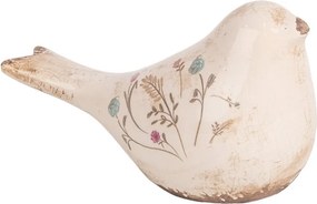 Keramická dekorace ptáček s kvítky Floral Cartoon M - 22*9*12 cm