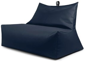 Tmavě modrý sedací vak z imitace kůže Icy Sofa – So Soft?