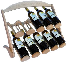 Stojan na víno 616 - Dřevěný stojan na 10 lahví vína