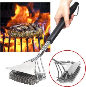BBQ drátěný kartáč na čištění grilu WELFON