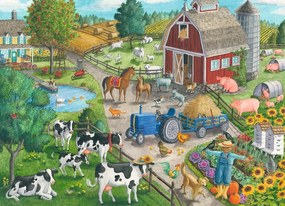 Ravensburger puzzle doma na farmě 60 dílků