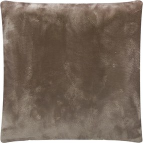 Gözze Premium Cashmere-Feeling Dekokissen 50 x 50 cm (šedohnědá)