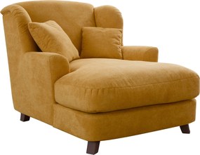 XXXLutz XXL KŘESLO, textil, kompozitní dřevo, hořčicově žlutá Sit & More - Online Only křesla & taburety - 000144004215