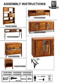 Konzolový stolek Mauro Ferretti Taran z akáciového dřeva, 130x40x80 cm