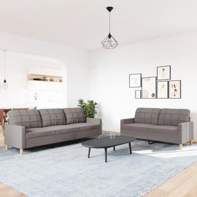 2dílná sedací souprava taupe textil 3278326