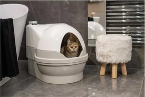 CatGenie 120+ robotické samočisticí WC pro kočky s poklopem 48 x 58 x 53 cm