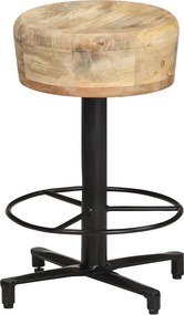 Barové stoličky 2 ks 52 cm masivní mangovníkové dřevo 321963