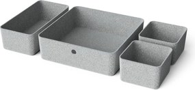 Tchibo - Organizéry do zásuvek - barva: šedá