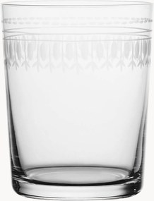 Sada ručně foukaných křišťálových sklenic Ovals, 4 díly