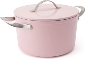 Elmich Nepřilnavý keramický hrnec Zen Ø 24 cm - růžová