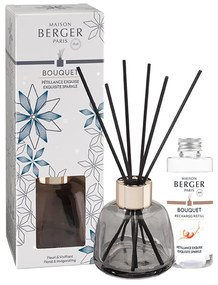Maison Berger Paris Aroma difuzér Rosalie, šedý + náplň Intenzivní třpyt 90 ml 7865
