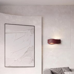 Sollux Lighting Nástěnné svítidlo TILA 30 bordó