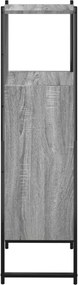 vidaXL Koupelnová skříňka 33x33x120,5 cm kompozitní dřevo [842469] Barva: šedá sonoma