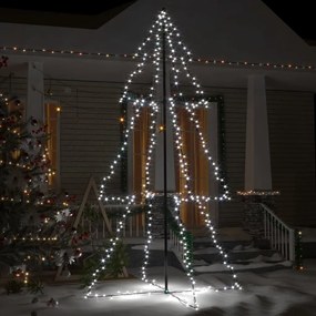 328588 vidaXL Vánoční stromek kužel 300 LED diod dovnitř i ven 120 x 220 cm