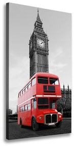 Wallmuralia Vertikální Foto obraz na plátně Londýský autobus 50x100