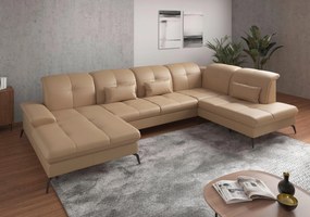 XXXLutz SEDACÍ SOUPRAVA, kůže, cappuccino Sit & More - Sedací soupravy - 00014401214L