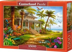 Castorland 152223-2 Puzzle Palmový dům / 1500 dílků / od 9 let