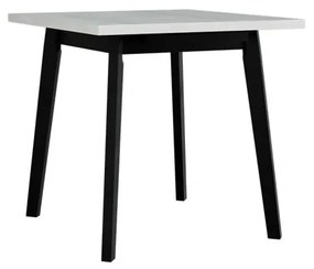 Rozkládací čtvercový stůl Harry 80 x 80/110 I L, Barva dřeva: sonoma-L, Barvy nožiček: Bíla