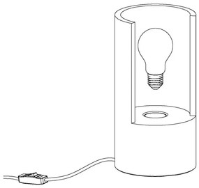 Eglo 49111 - Stolní lampa LYNTON 1xE27/60W/230V