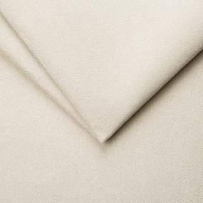 Krémová čalouněná dvoulůžková postel s úložným prostorem s roštem 180x200 cm Soma – Meise Möbel