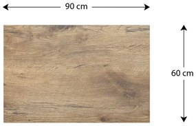ALLboards magnetický obraz na stěnu bez rámu 90 x 60 cm - fotoobraz dřevo